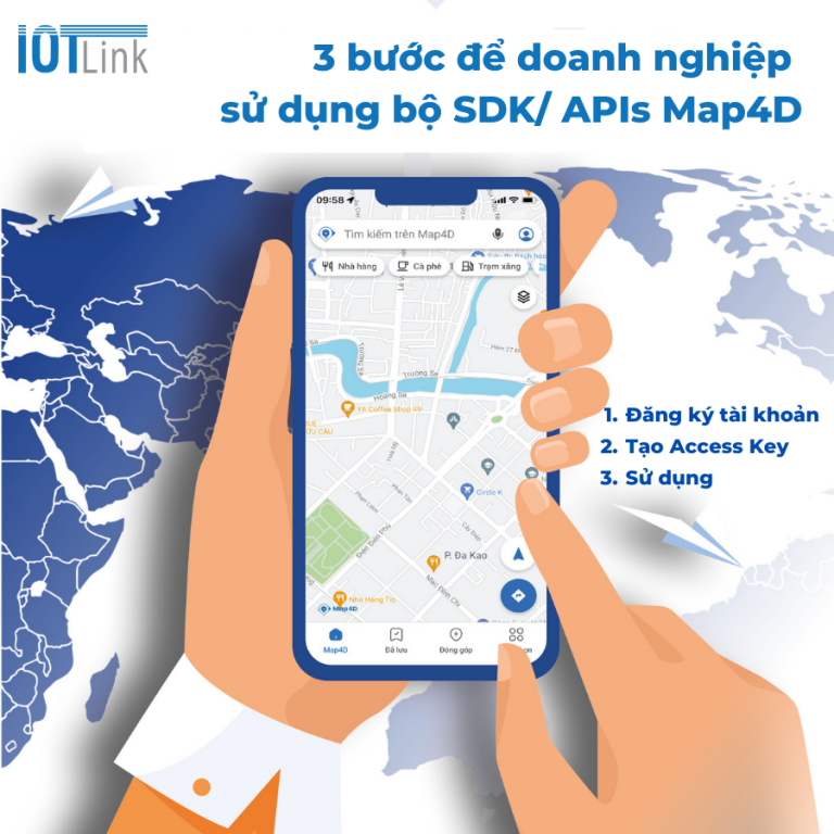 Dịch vụ bản đồ Map4D đồng hành cùng chính phủ & doanh nghiệp