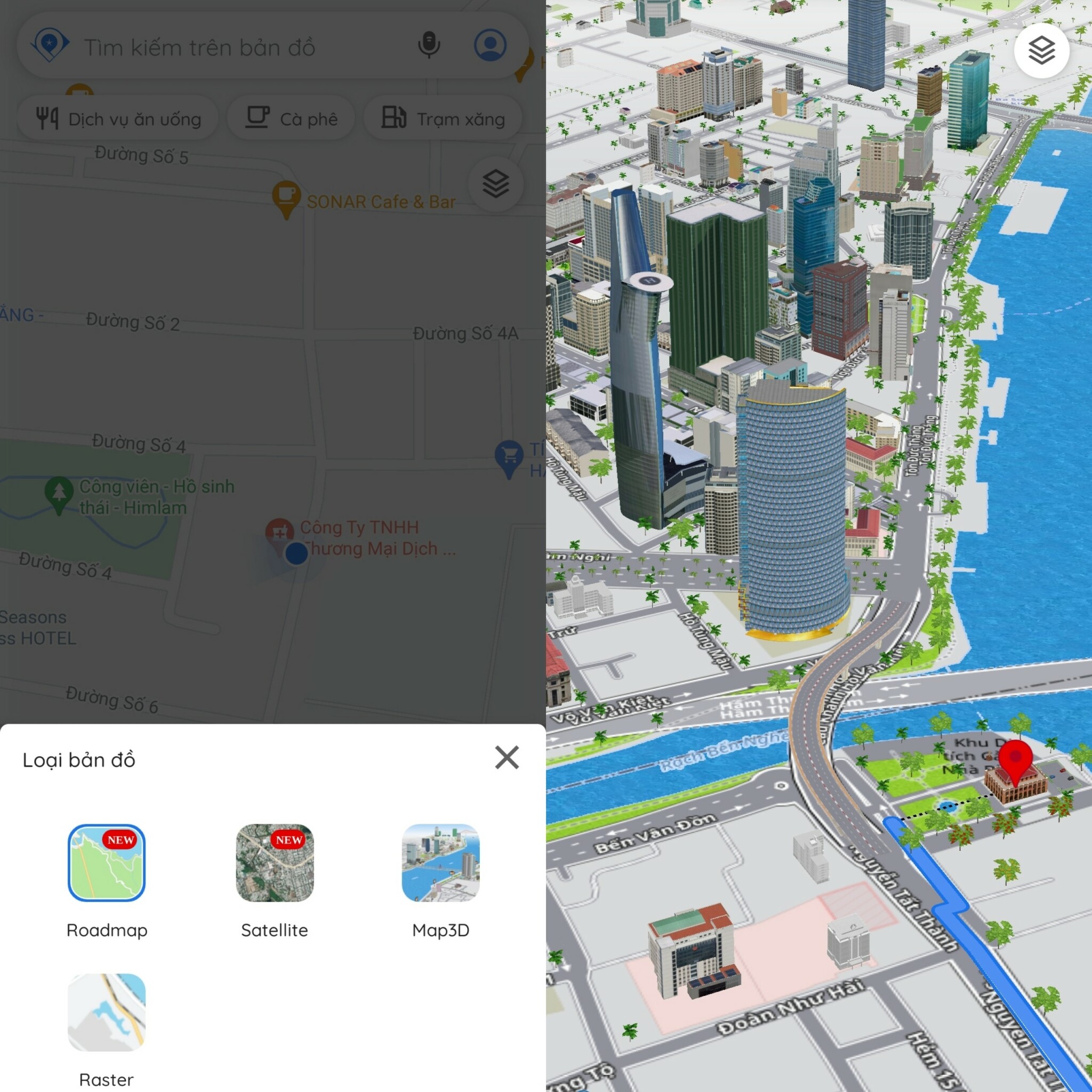 Hướng dẫn sử dụng bản đồ chỉ đường Map4D trên điện thoại