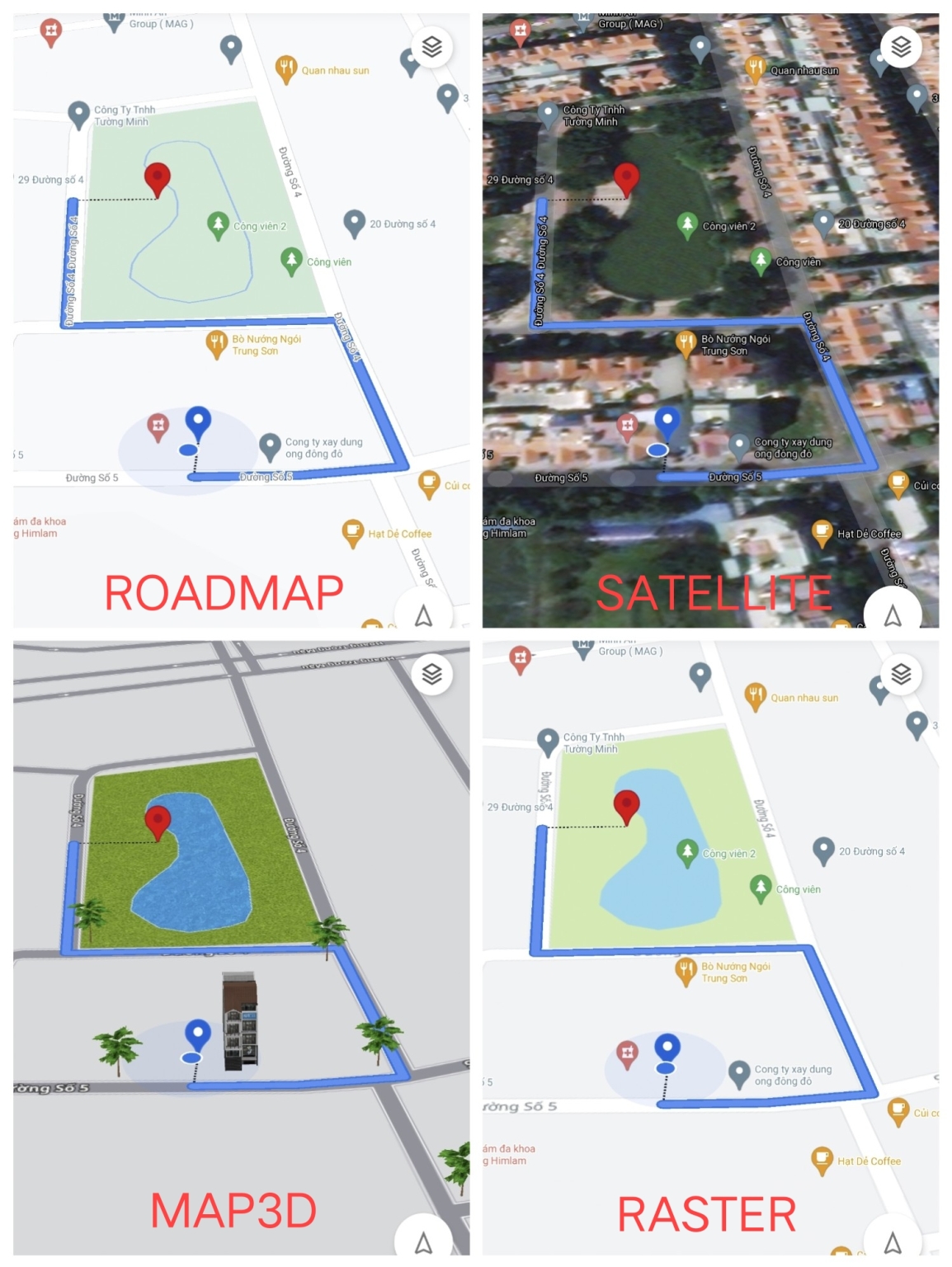 6 thủ thuật độc đáo khi dùng bản đồ tìm đường Map4D - IOTLink