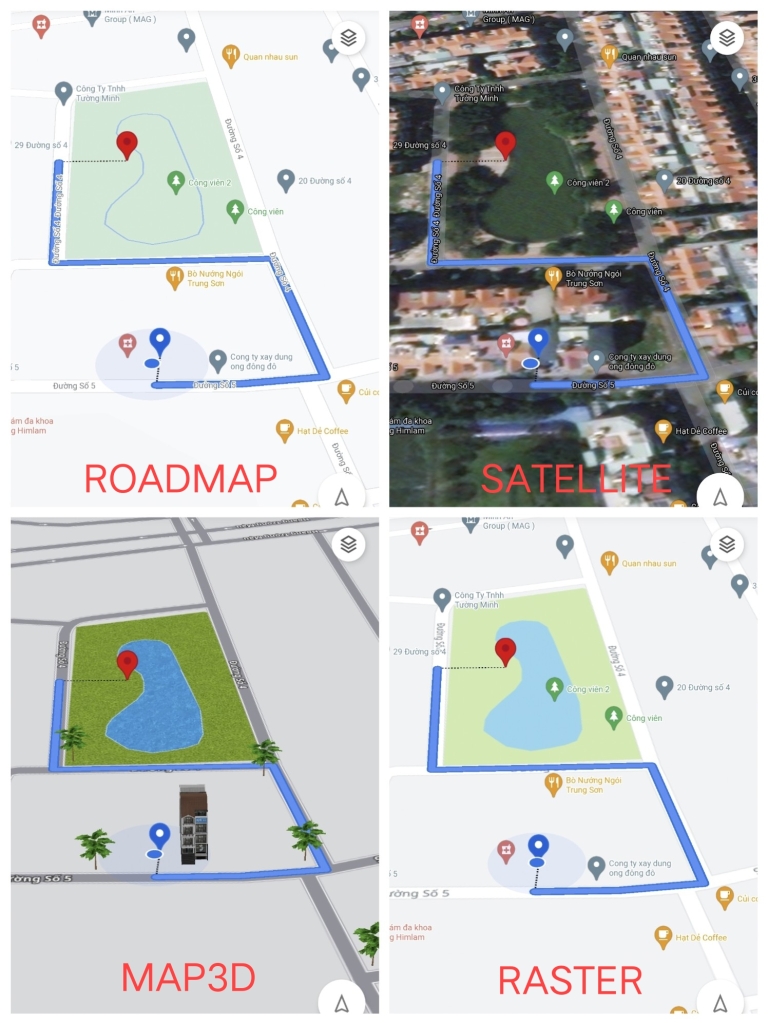 6 thủ thuật độc đáo khi dùng bản đồ tìm đường Map4D - IOTLink