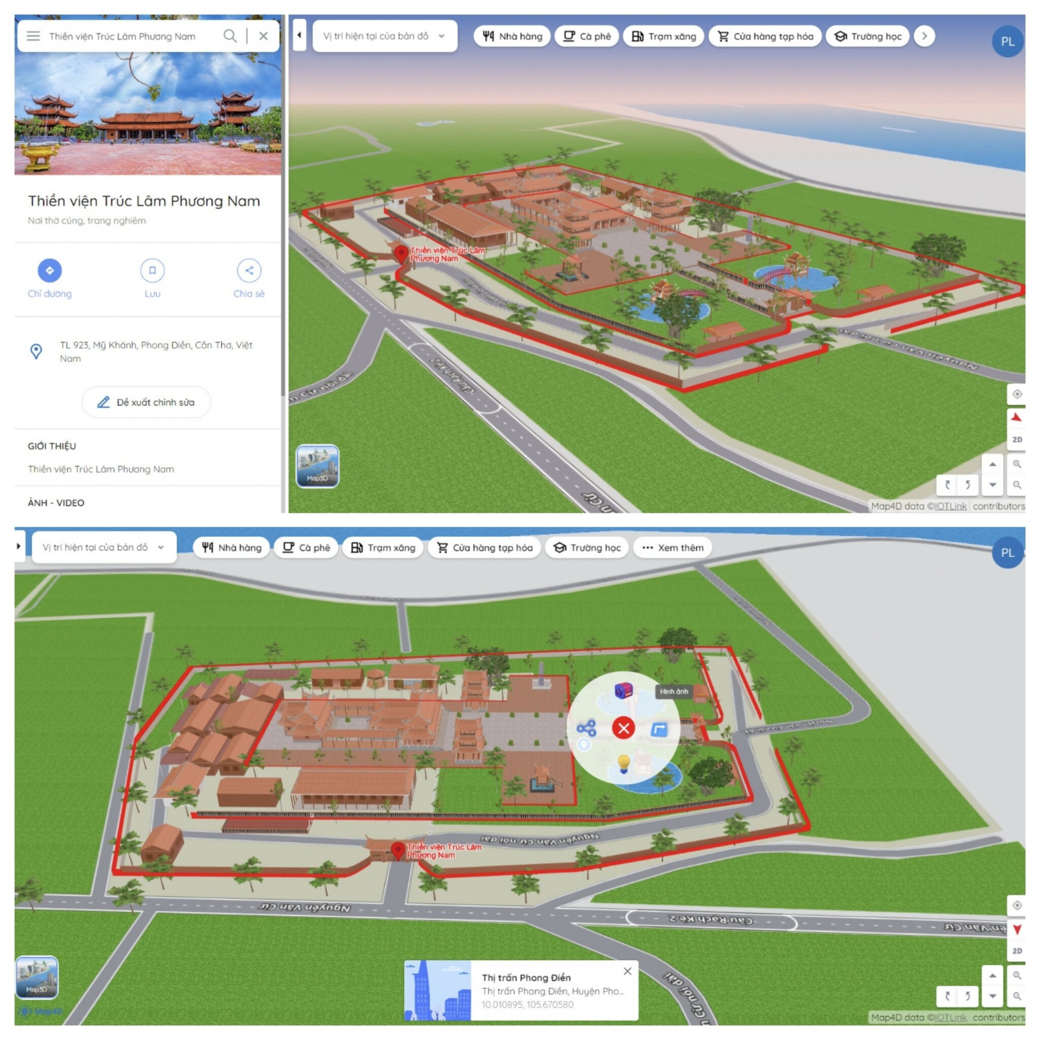 6 thủ thuật độc đáo khi dùng bản đồ tìm đường Map4D - IOTLink
