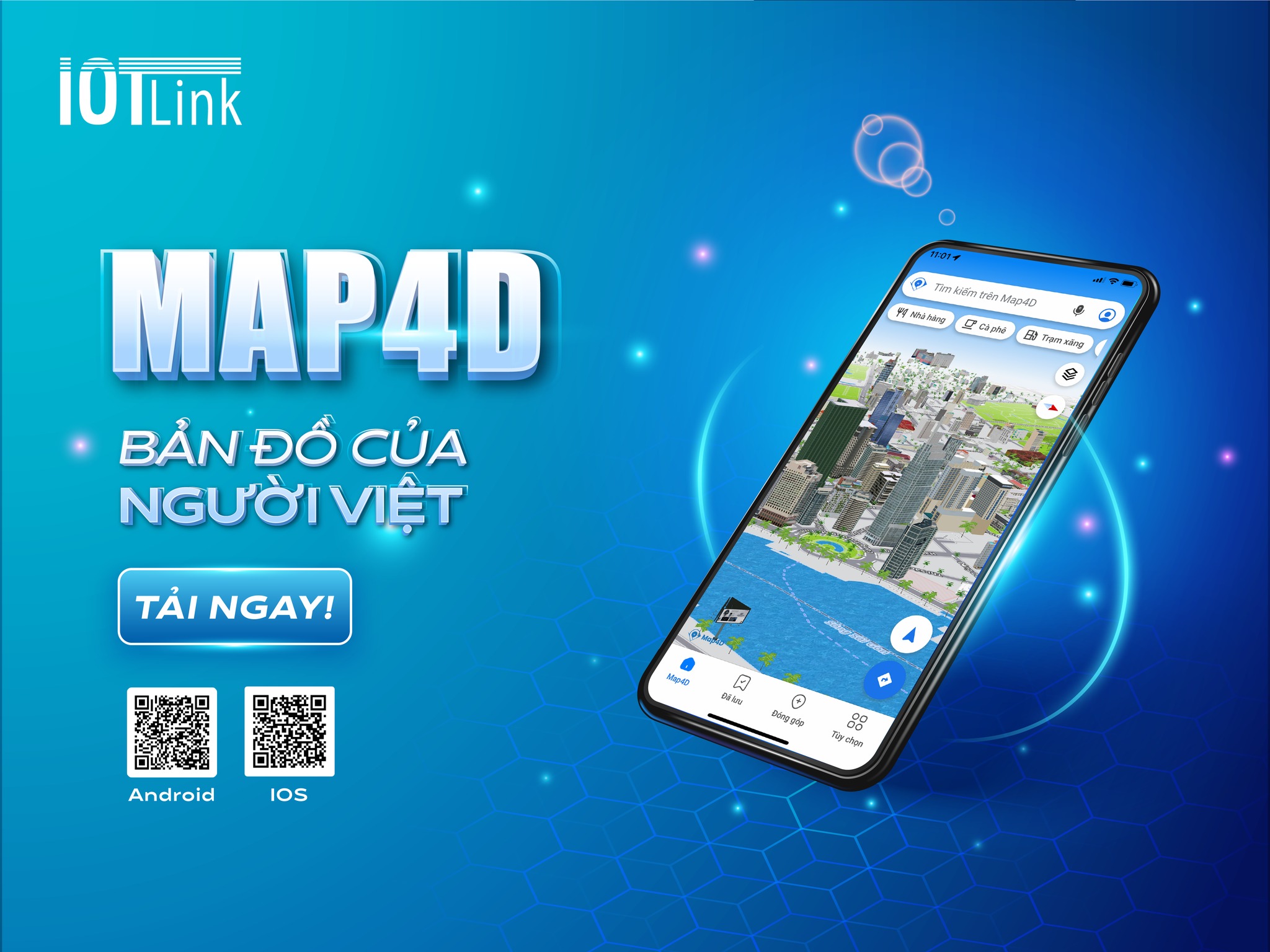 Bản đồ số Map4D - Ứng dụng GIS định vị bản đồ chỉ đường