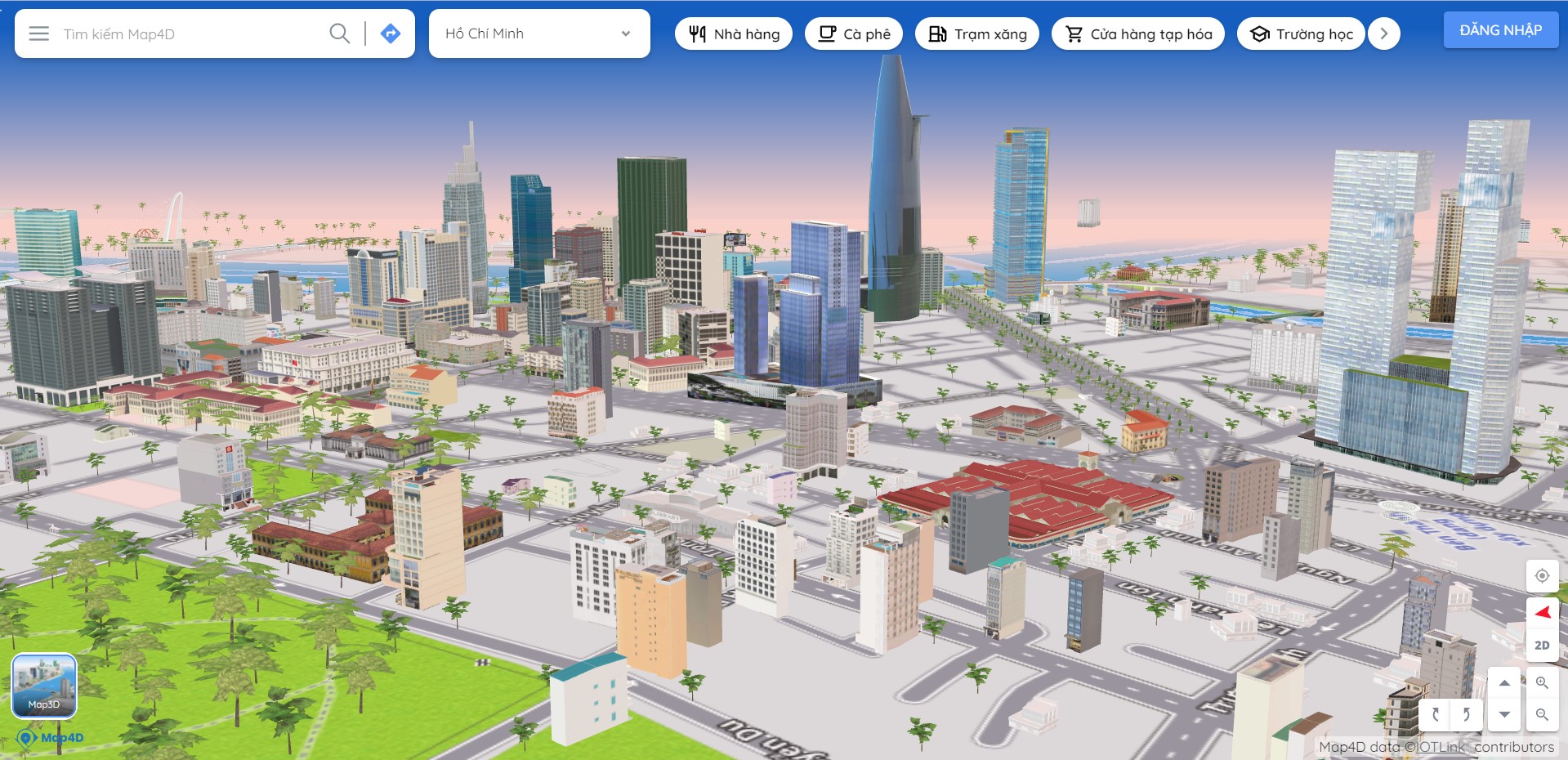 Web 3D Maps - Mobile Native 3D | API MAP4D
